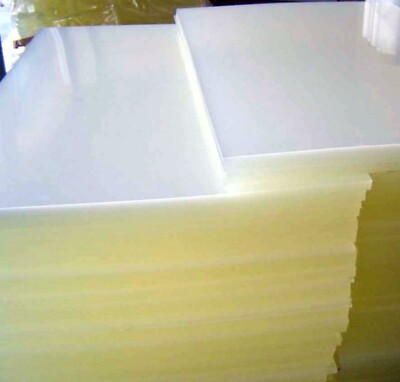 1pc White Polypropylene PP Plastic Flat Sheet Plate 50mm x 200mm x ...