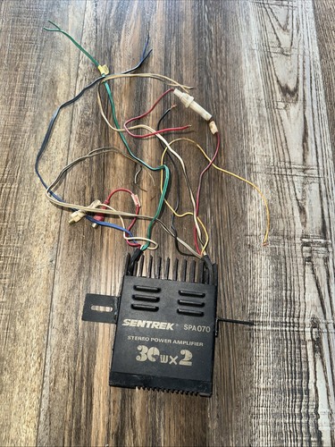 Sentrek Stereo Amplifier SPA-070 30 Watt X 2 Vintage Under Dash Old ...
