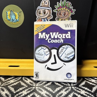 My Word Coach (Nintendo Wii, 2007) Complete W/ Manual CIB Tested ...