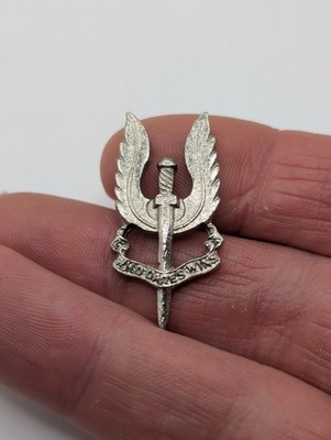 SAS Special Air Service Brass Cap / Pin / Collar Badge. British Army ...