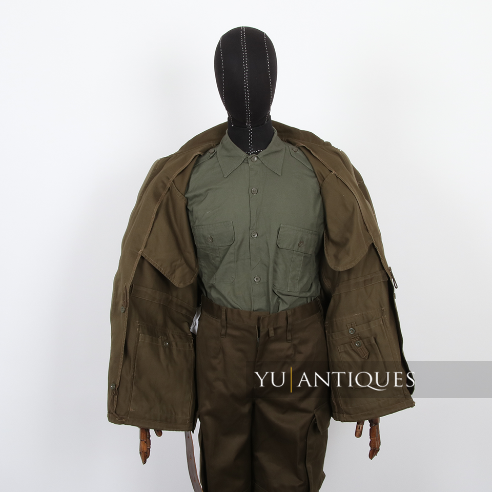 Vintage Genuine Yugoslavia Serbia Army SMB OD Green M89 Model Officer ...