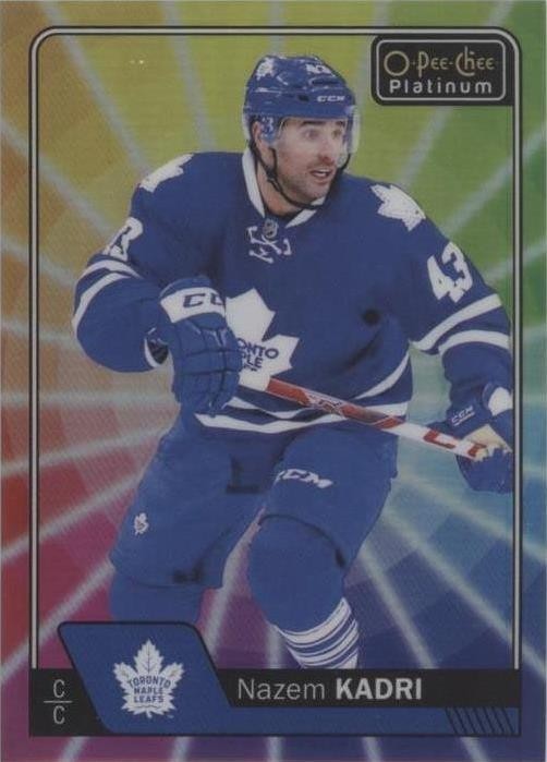 2016-17 O-Pee-Chee Platinum - Nazem Kadri #56 Rainbow Color Wheel for ...