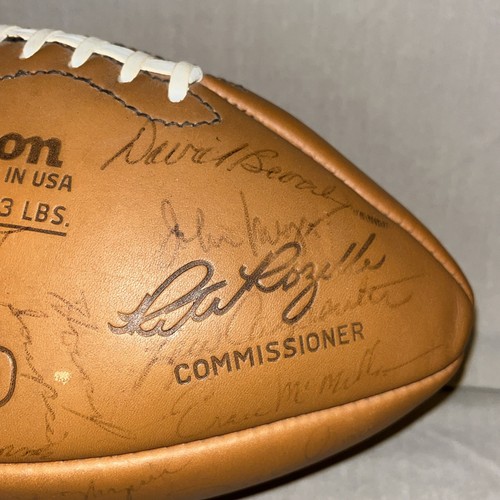 ️VTG NFL GREEN BAY PACKERS 70’s SIGNED TEAM FOOTBALL BART STARR JAMES ...