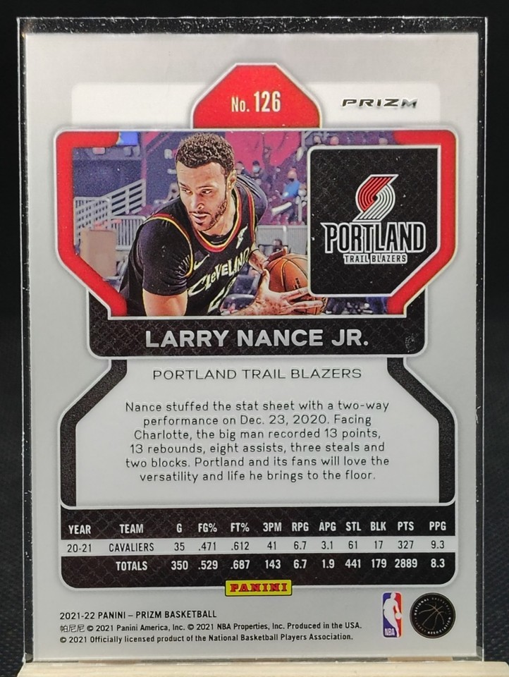 2021 Panini Prizm #126 Larry Nance Jr. 75th Blue NM/M | eBay