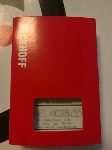 1PC BECKHOFF EL4028 EL 4028 Module New In Box Fast Shipping | eBay