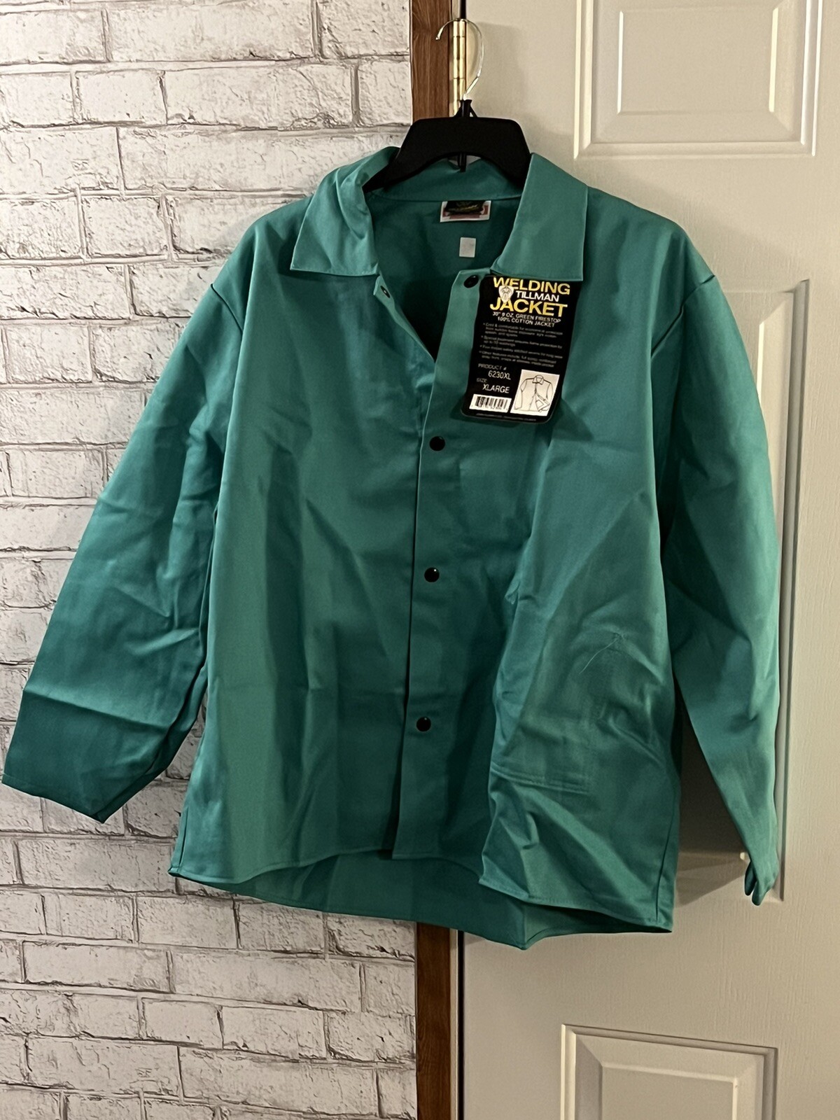 NEW Tillman 6230 XL Lightweight 30" GREEN Jacket Flame Retardant Cotton ...