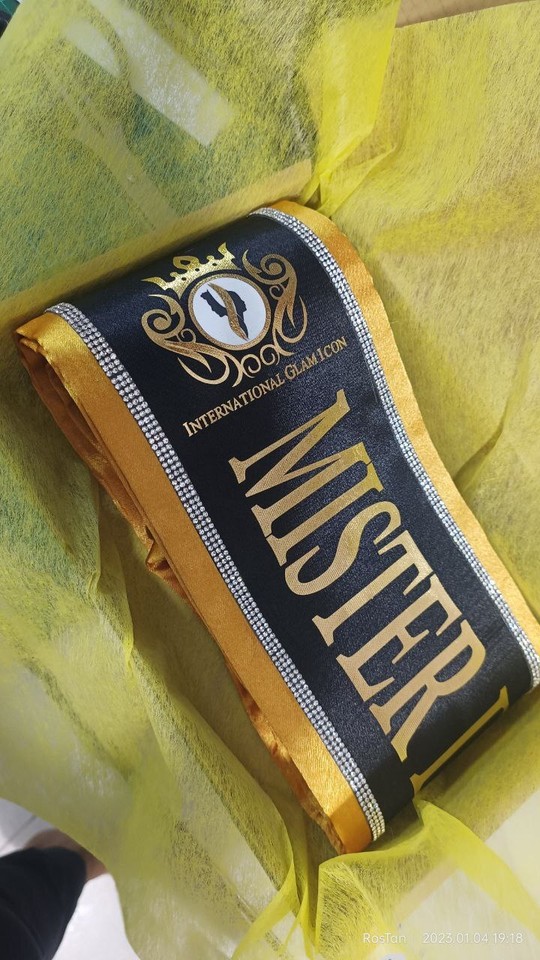 Custom Embroidered Rhinestone Pageant SATIN Sash | eBay