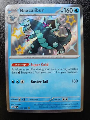 Baxcalibur Shiny Rare 130/091 | eBay