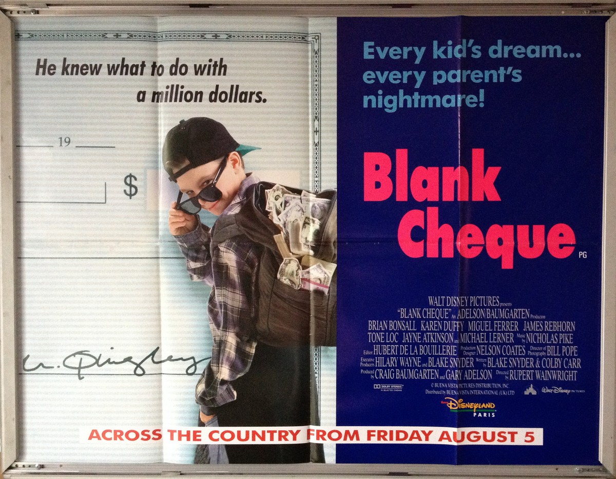 Karen Duffy Blanco Cheque Why Blank Check Is Disney's Most Disturbing