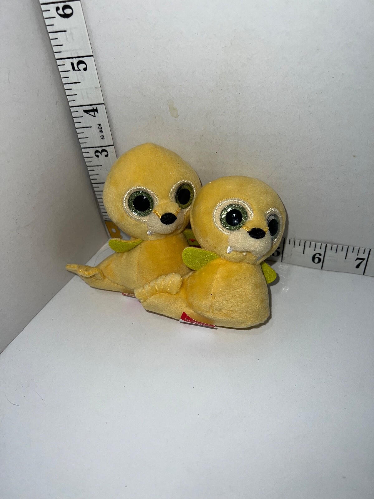 Ty Beanie Boos TUSK the Yellow Walrus Stuffed Animal Eyes Plush 2017 ...