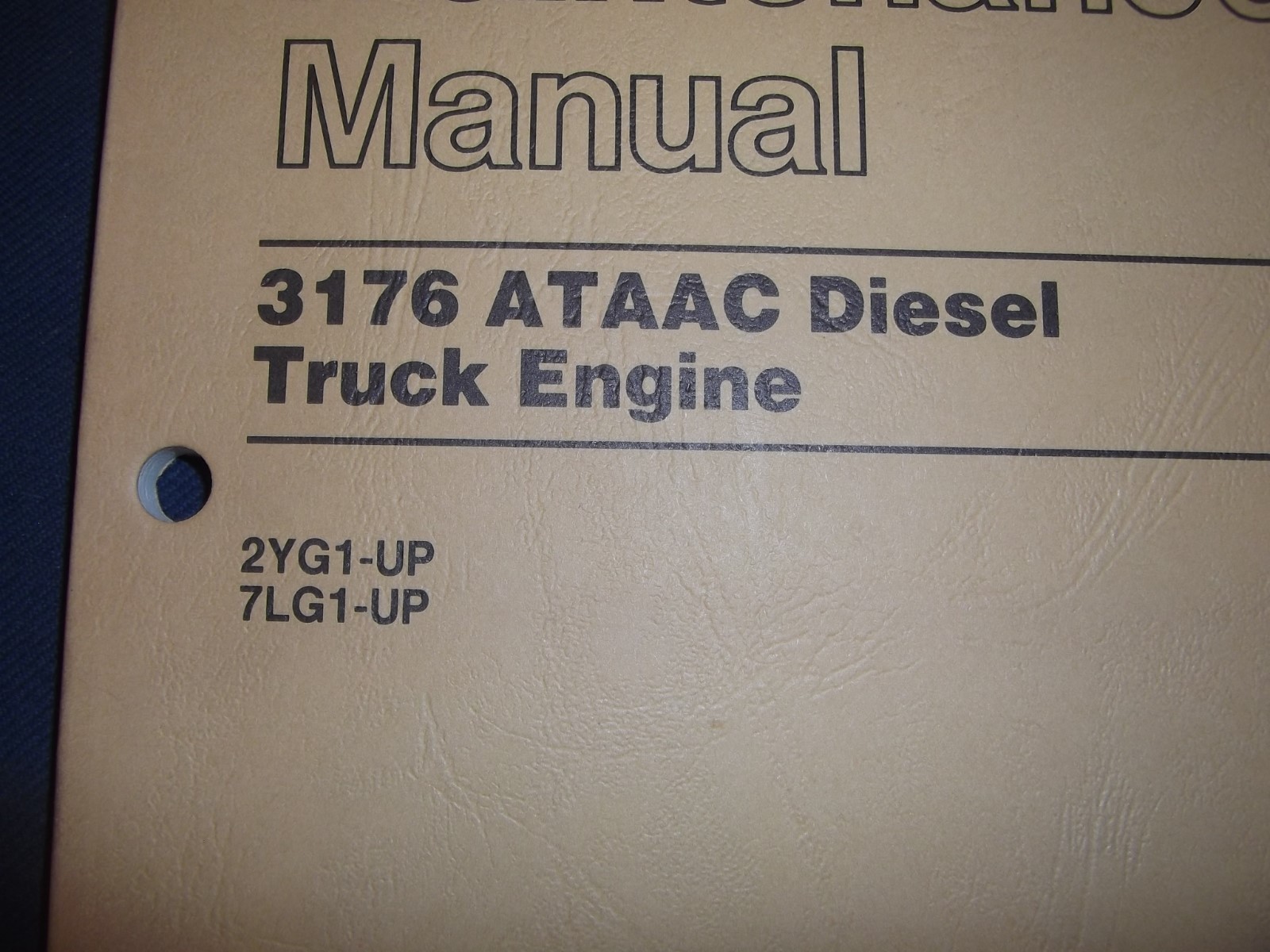 CAT CATERPILLAR 3176 ATAAC TRUCK ENGINE OPERATION & MAINTENANCE MANUAL ...