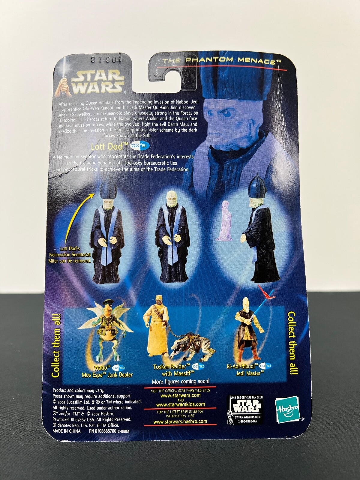 Star Wars Phantom Menace 2002 Lott Dod Neimoidian Senator | eBay