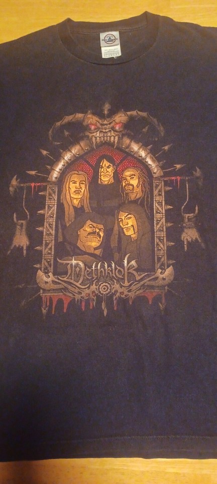 Vintage Dethklok Shirt Metalocalypse Adult Swim Band World Tour Cartoon ...