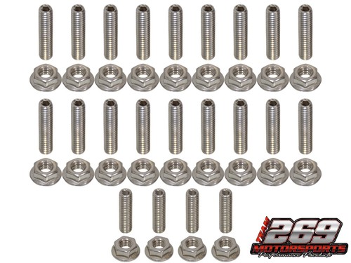 SBF OIL PAN STUD KIT BOLTS STAINLESS STEEL SMALL BLOCK FORD 289 302 ...