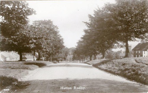 REAL PHOTOGRAPHIC POSTCARD OF HUTTON RUDBY, NORTH YORKSHIRE, PHOENIX ...