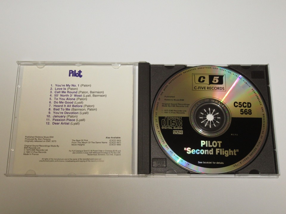 PILOT SECOND FLIGHT JAPAN SPECIFICATION CD MSIF 7021 w/OBI | eBay