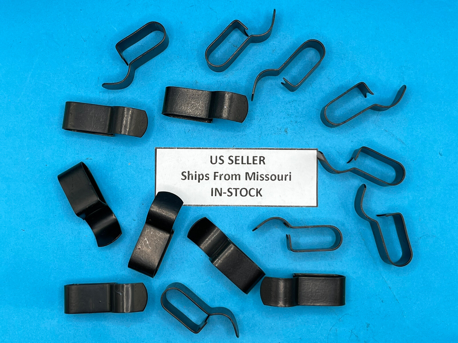 (Pack of 15) 3/8 inch Wire Loom Metal Clamps Clips to Frame Chassis 3/8 ...