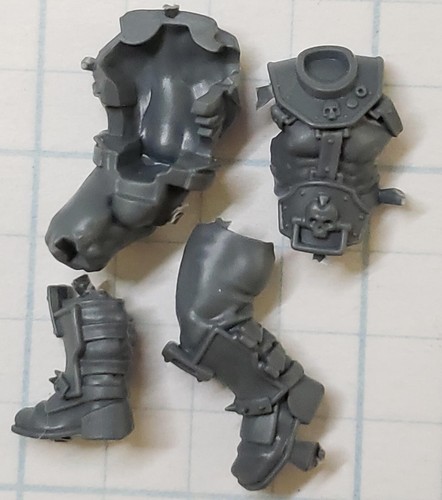 Warhammer 40k Necromunda Bits Goliath Stimmers & Forge Born Torso Legs ...