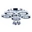 Modern LED Chandelier Crystal Ring Chandelier LED Pendant Light for ...