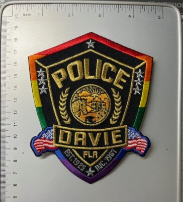 Davie Police Department Pride Patch | eBay