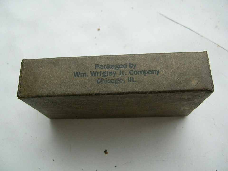 WWII USMC Marine Corps Chocolate D-Bar 4 oz. Wrigley Co, GRY | eBay