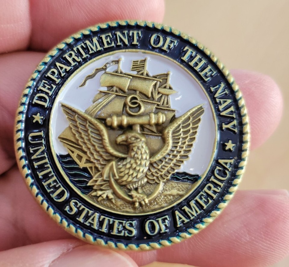 2004 US Navy RADM Sean F Crean Challenge Coin Deputy Asst Secretary Of ...