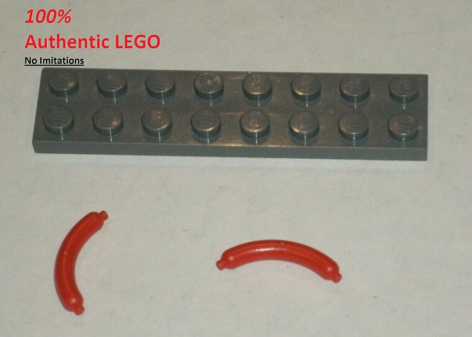 LEGO NEW Red Sausage (2x) 6144805 4520952 4114580 Brick 25994 33078 ...