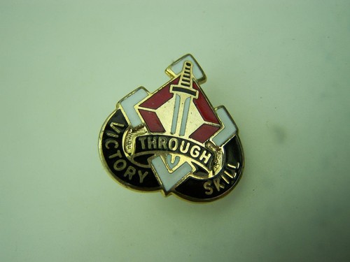 Badge US Army Maneuver Support Centre crest 'Victory through skill' DUI ...