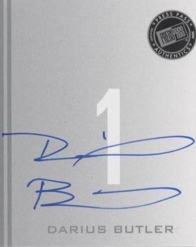 2009 Press Pass - Signings Darius Butler #PPS - DB5 Silver /199 (AU, RC ...