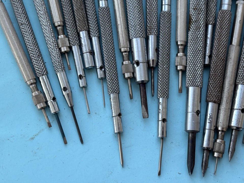 Watchmakers Job lot USED screwdrivers tools screwdriver tools for watch ...
