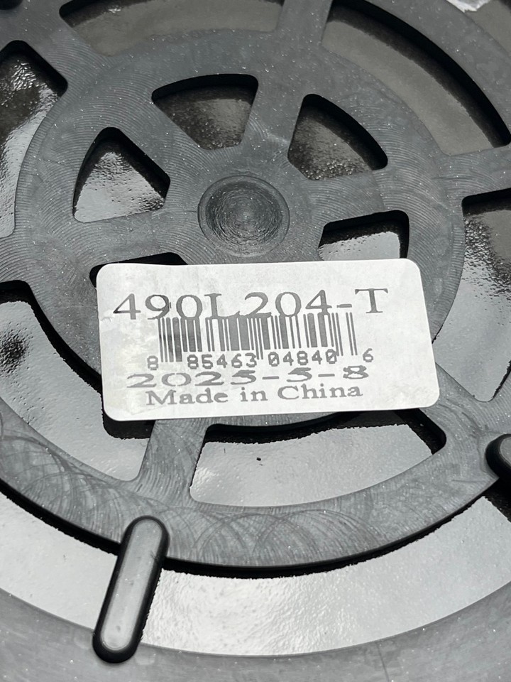 *USED American Racing Black Teflon Wheel Center Cap NO SCREWS 490L204-T ...