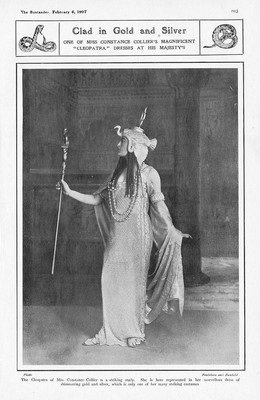 CONSTANCE COLLIER in Cleopatra at His Majesty's Theatre - Antique Print ...