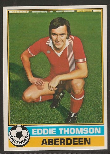 TOPPS-FOOTBALL (SCOTTISH YELLOW BACK 1977)-#063- ABERDEEN - EDDIE ...