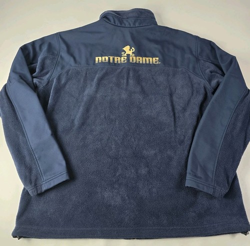 Columbia Men's Notre Dame Fighting Irish Flanker Fleece Jacket Size XL ...