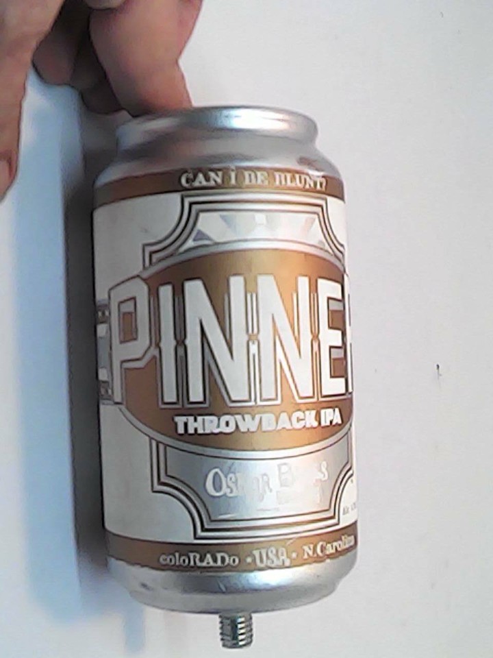 Pinner Throwback IPA 4.5" Beer Can Beer Tap | eBay