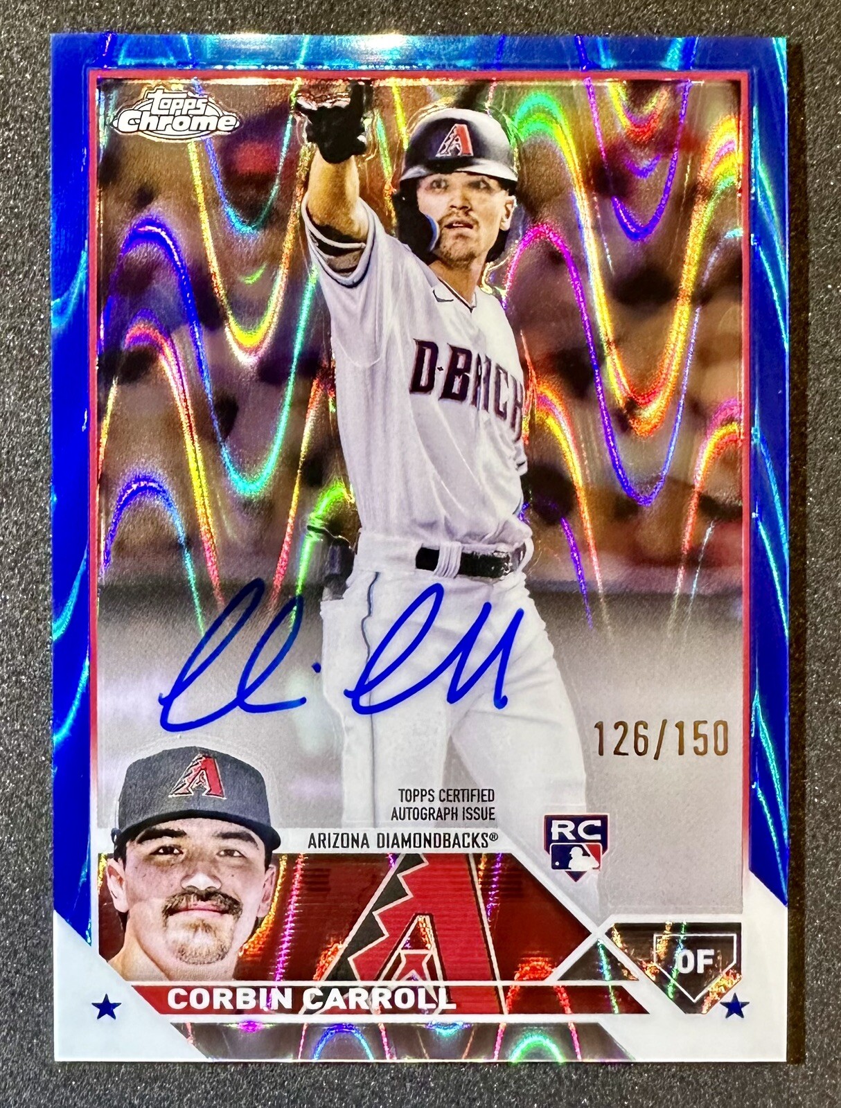 2023+Topps+Chrome+-+Rookie+Autographs+Blue+Refractor+%23RA-CCA+Corbin ...