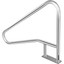 VEVOR Pool Rail Pool Railing 55x32" Pool Handrail Stainless Steel W ...