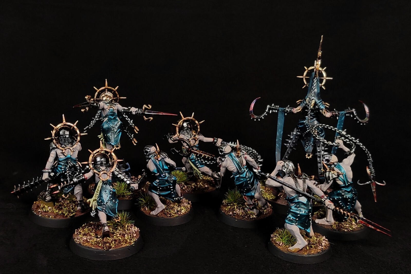 The Unmade painted AoS Slaves to Darkness Warcry Chaos Cultists AoS ...