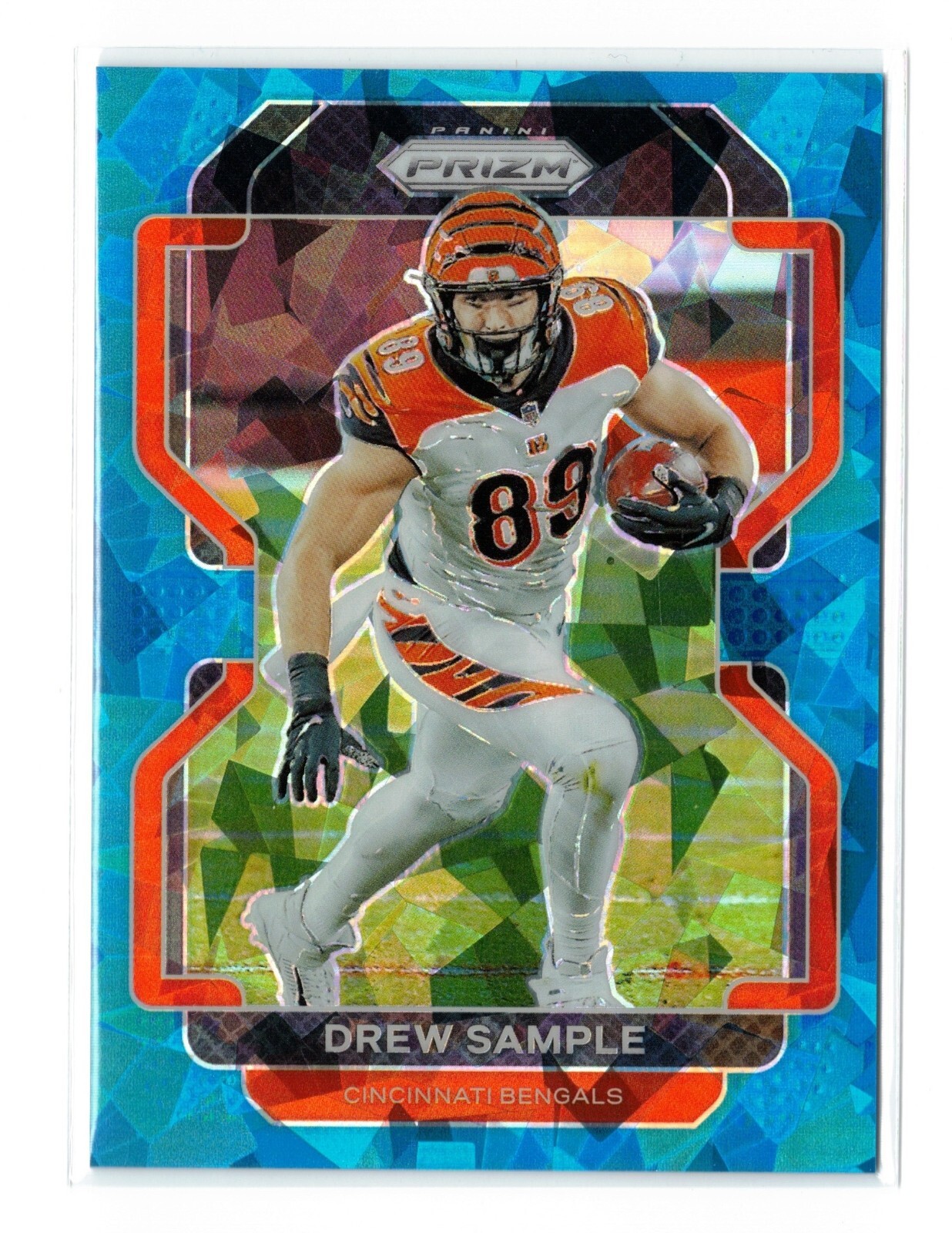 2021 Panini Prizm DREW SAMPLE BLUE ICE PARALLEL #272 BENGALS /99 | eBay
