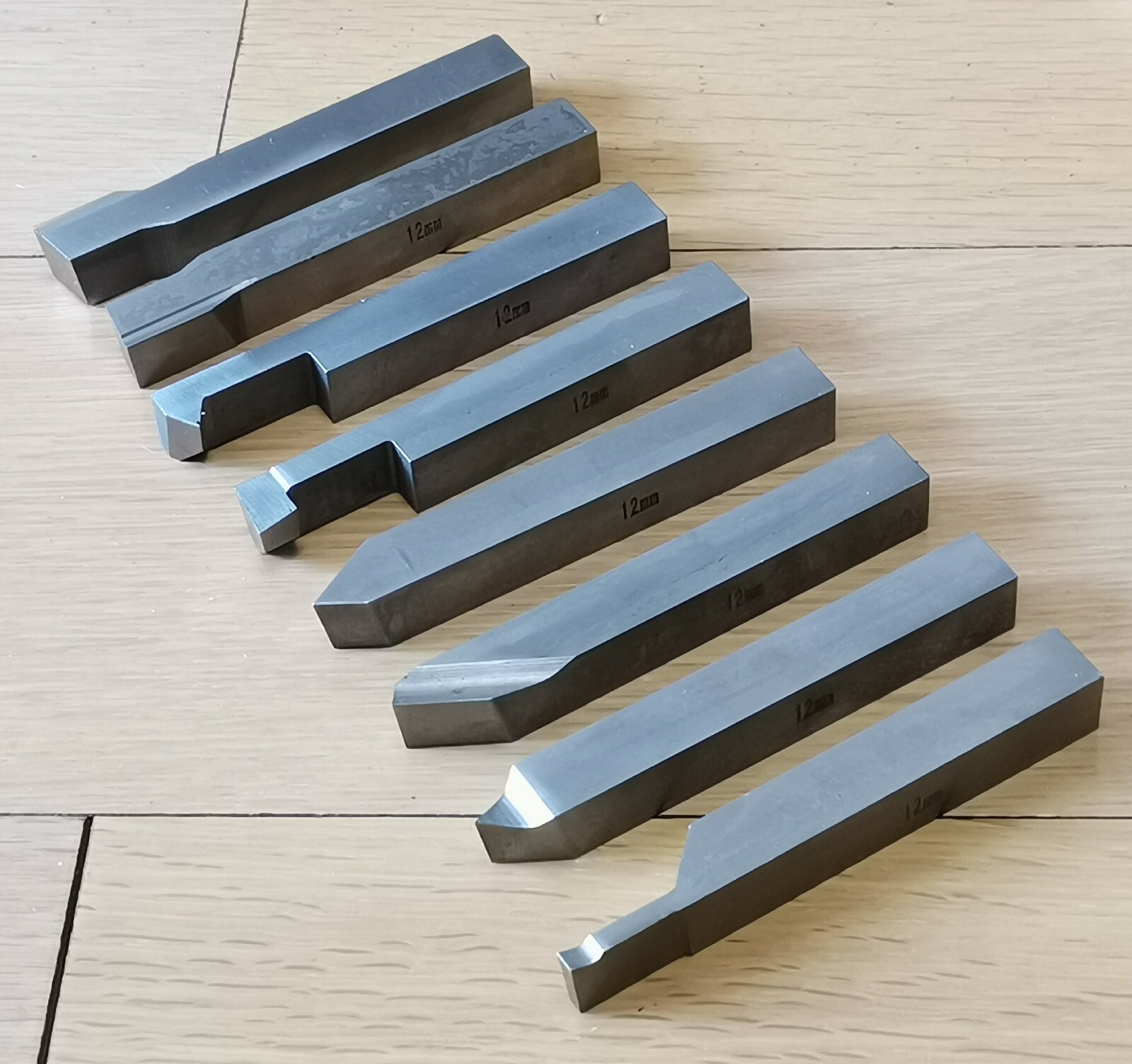 Multifix Aa Tool Post and Holders & 12MM 8PCS High Speed Steel Turning ...