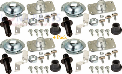 4 Pack WE25X205 Dryer Drum Rear Bearing Sleeve Kit WE25M40 AP2619102 ...