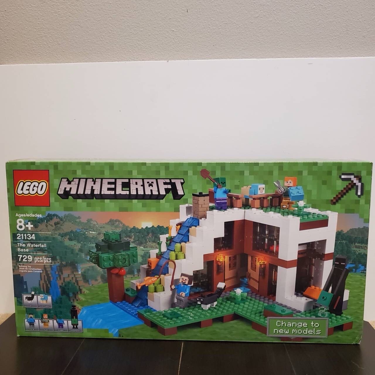 LEGO Minecraft: The Waterfall Base (21134) for sale online | eBay