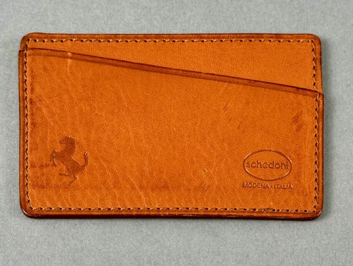 Schedoni Leather Ferrari Card Holder Case Simone Schedoni | eBay