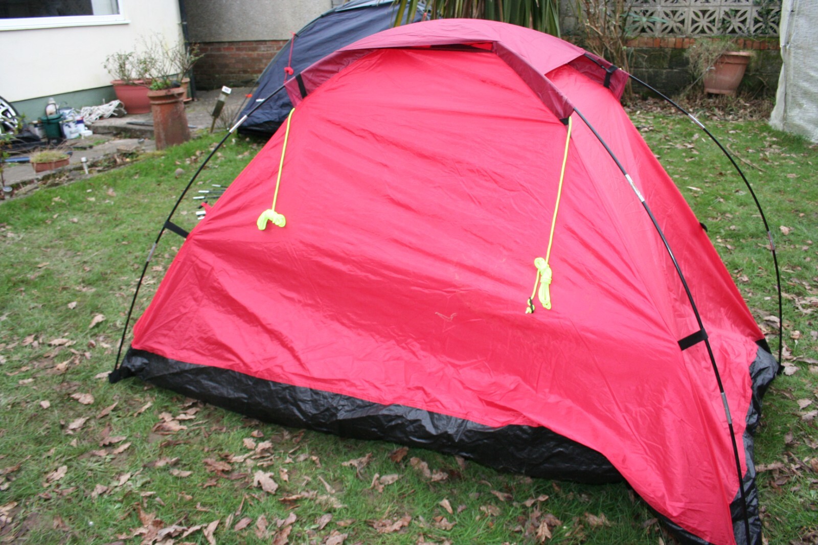 Eurohike 2 man Dome Tent / Eurohike 2 person dome tent / red and black ...