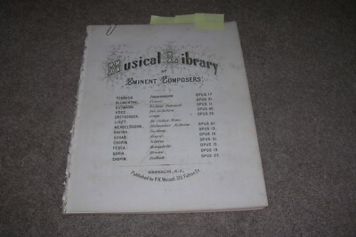 3x 1865 Antique Sheet Music, Piano Jacques Blumenthal | eBay