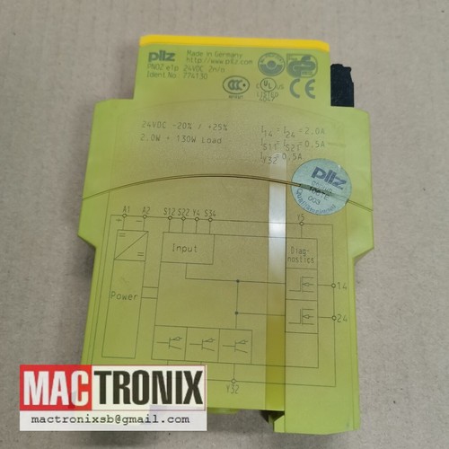 Pilz 774130 Pnoz e1p 24V DC Safety Relay | eBay