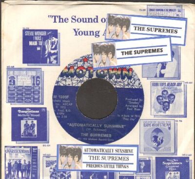 Supremes - Automatically Sunshine Motown 1200 Vinyl 45 rpm Record | eBay