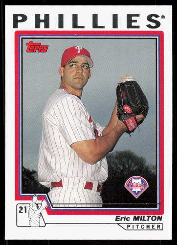 2004 Topps 488 Eric Milton Philadelphia Phillies | eBay
