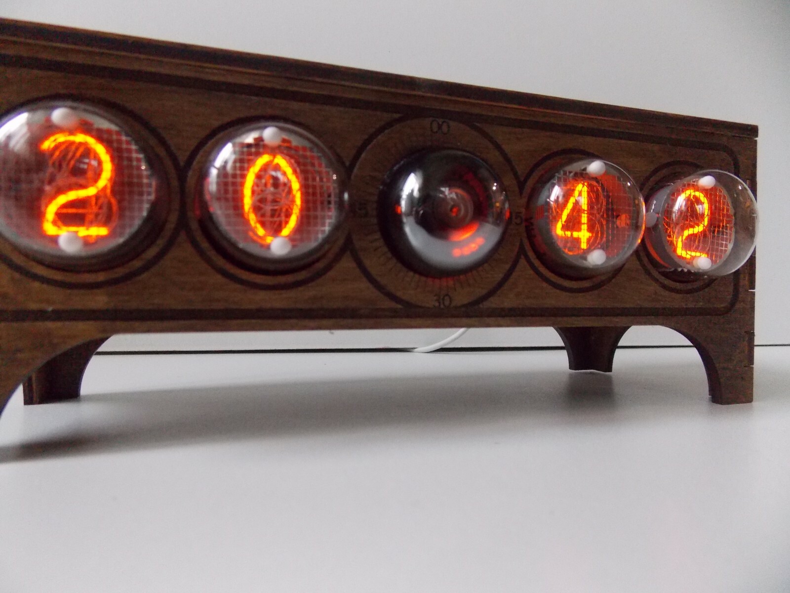 Nixie clock tube IN4 DECATRON OG4 table desk retro old vintage clock ...