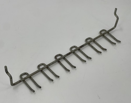 Crawford Multi-Prong Tool Holder for Pegboard 9-1/4" Zinc Silver 6 Slot ...